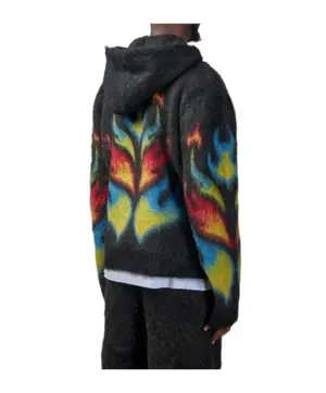 Casablanca Flame Laurel Zip Hoodie
