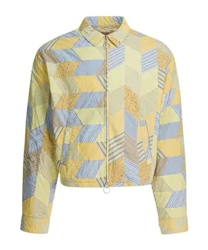 Kapital Patchwork Zip-up Jacket - Yellow