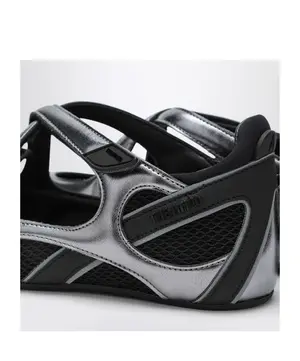 Attico Floor 01 Round-toe Ballerina Flats - Black
