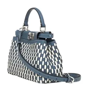 Fendi Peekaboo Mini Tote Bag - Gray