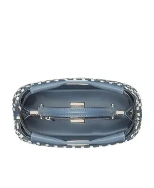 Fendi Peekaboo Mini Tote Bag - Gray