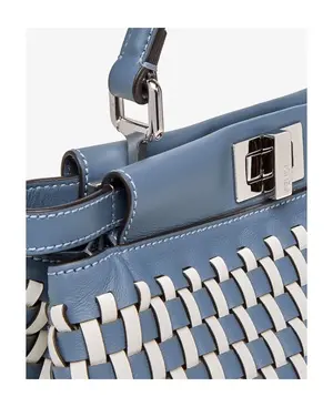 Fendi Peekaboo Mini Tote Bag - Gray