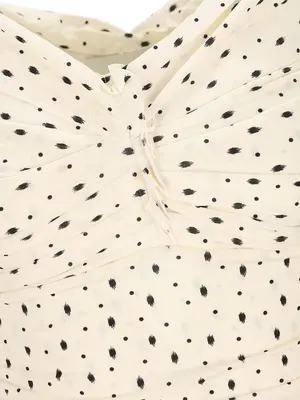 Isabel Marant Étoile X Giovana Off-shoulder Slit Detailed Dress