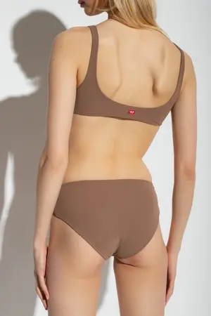 DIESEL® Ash Twisted Bikini Bottoms - Brown