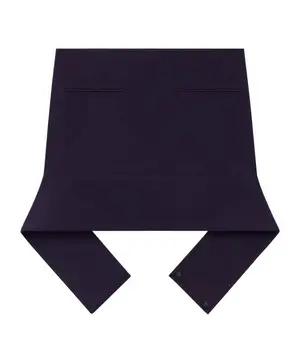 COURREGES Courrèges Belted Mini Skirt - Navy Blue