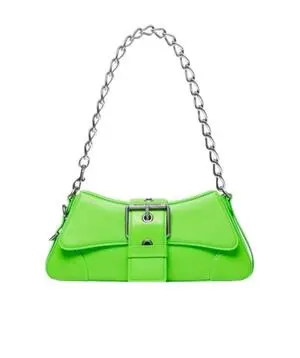 Balenciaga Small Shoulder Bag With Strap - Green