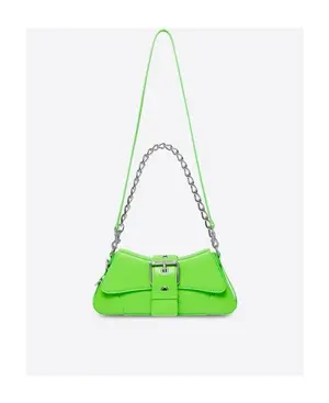 Balenciaga Small Shoulder Bag With Strap - Green