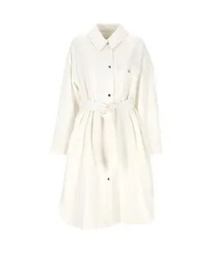 YVES SALOMON Belted Shirt Dress