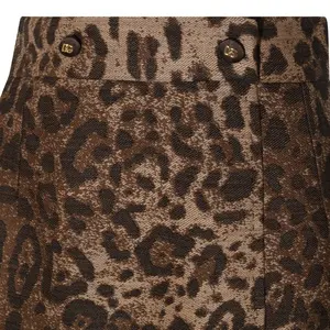 Dolce & Gabbana Leopard Print Mini Skirt
