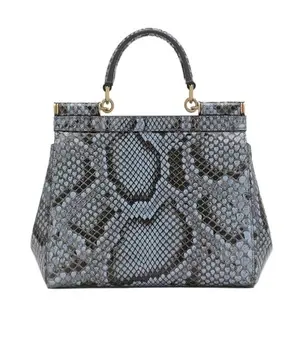 Dolce & Gabbana Medium Sicily Handbag - Light Blue