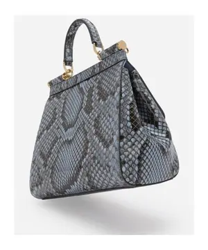 Dolce & Gabbana Medium Sicily Handbag - Light Blue