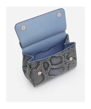 Dolce & Gabbana Medium Sicily Handbag - Light Blue