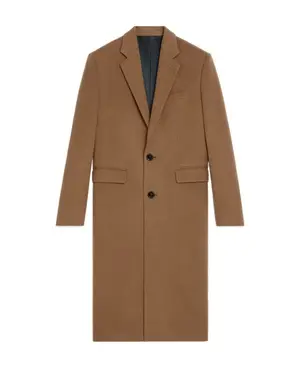 Celine Notch Lapel Escorial Wool Coat