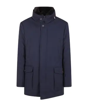 MOORER Stand Collar Jacket