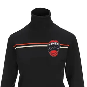 Chloé Intarsia Knit Turtleneck Sweater
