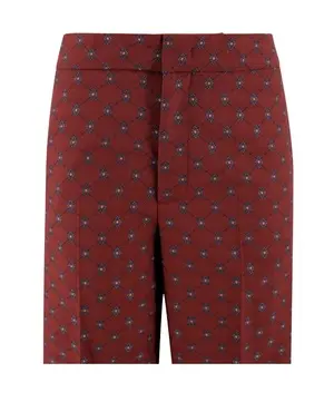 Etro Tailored Printed Trousers - Brown