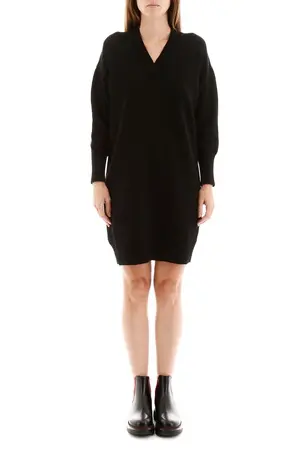 Kenzo Long-sleeved Knitted Dress