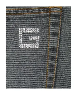 Gucci Retro Square G Washed Denim Pants