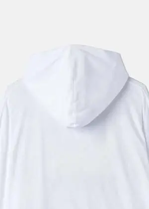 MAISON MARGIELA Oversized Logo-print Hooded Dress