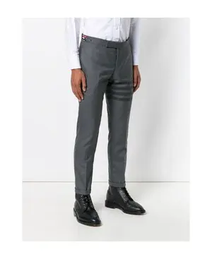 Thom Browne 4-bar Skinny-fit Trousers - Medium Gray