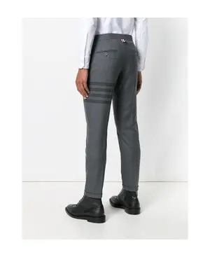 Thom Browne 4-bar Skinny-fit Trousers - Medium Gray