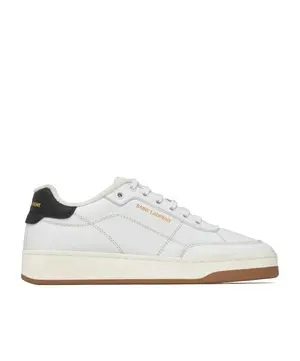 Saint Laurent Sl/61 Lace-up Sneakers - White