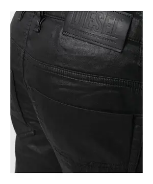 DIESEL® Coated Straight-leg Jeans
