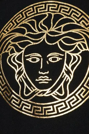 Versace Medusa Printed Long Sleeve Hoodie