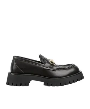 Gucci Lug Sole Horsebit Loafers