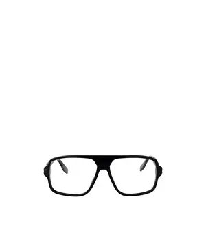 Marc Jacobs Geometric Flat Mirror Eyeglasses - Black