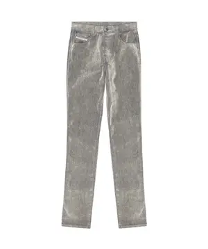 DIESEL® Straight-leg High-rise Jeans - Grey