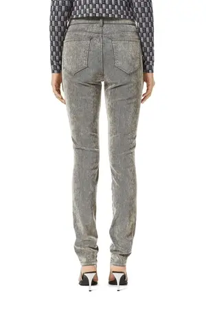DIESEL® Straight-leg High-rise Jeans - Grey