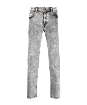 DIESEL® Marble-pattern Slim-fit Jeans - Gray