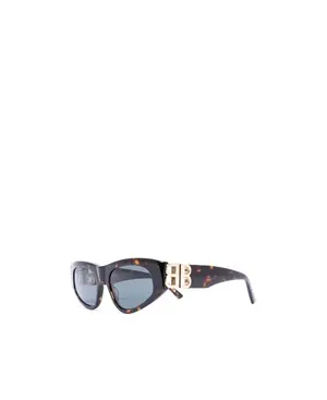 Balenciaga Bb Logo Rectangle Sunglasses