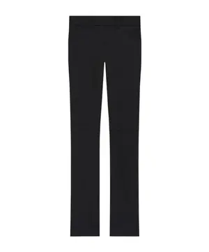 COURREGES Courrèges Satin Bootcut Pants With Adjustable Ankle Straps - Black