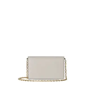 Gucci Half Horsebit Wallet On Chain - Light Gray