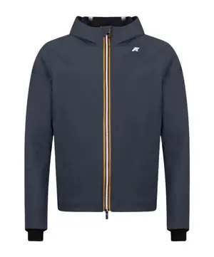 K-WAY Zip-up Hooded Jacket - Black