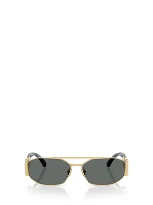 Versace Irregular Frame Sunglasses