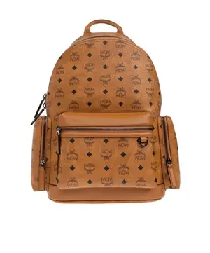 Mcm Stark Backpack - Brown