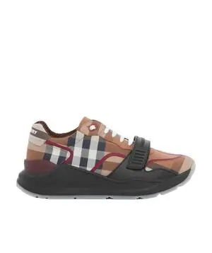 Burberry Ramsey Lace-up Sneakers - Black