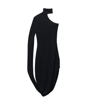 Alexander Wang One-shoulder Draped Midi Dress