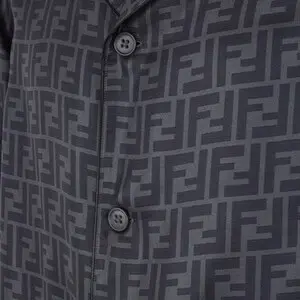 Fendi Monogram Printed Long Sleeved Shirt