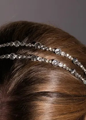 JENNIFER BEHR Loretta Headband - Gray