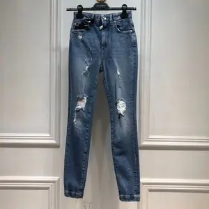 Dolce & Gabbana Audrey Distressed Skinny Jeans - Blue