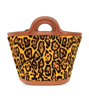 Marni Tropicalia Leopard Printed Bucket Bag