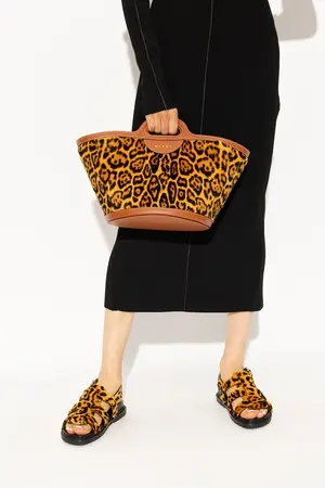 Marni Tropicalia Leopard Printed Bucket Bag