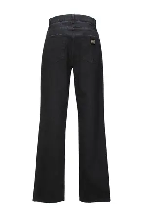 Dolce & Gabbana Logo Plaque Wide-leg Jeans