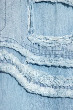 DIESEL® Oversized Denim Shirt Dress