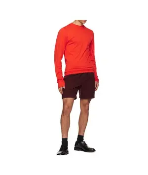 RIER Crew Neck Knitted Wool T-shirt - Orange