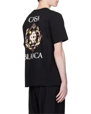 Casablanca Logo Crew Neck T-shirt